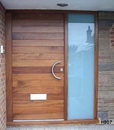 Contemporary Style Horizontal Boarded Doors, Bespoke Doors